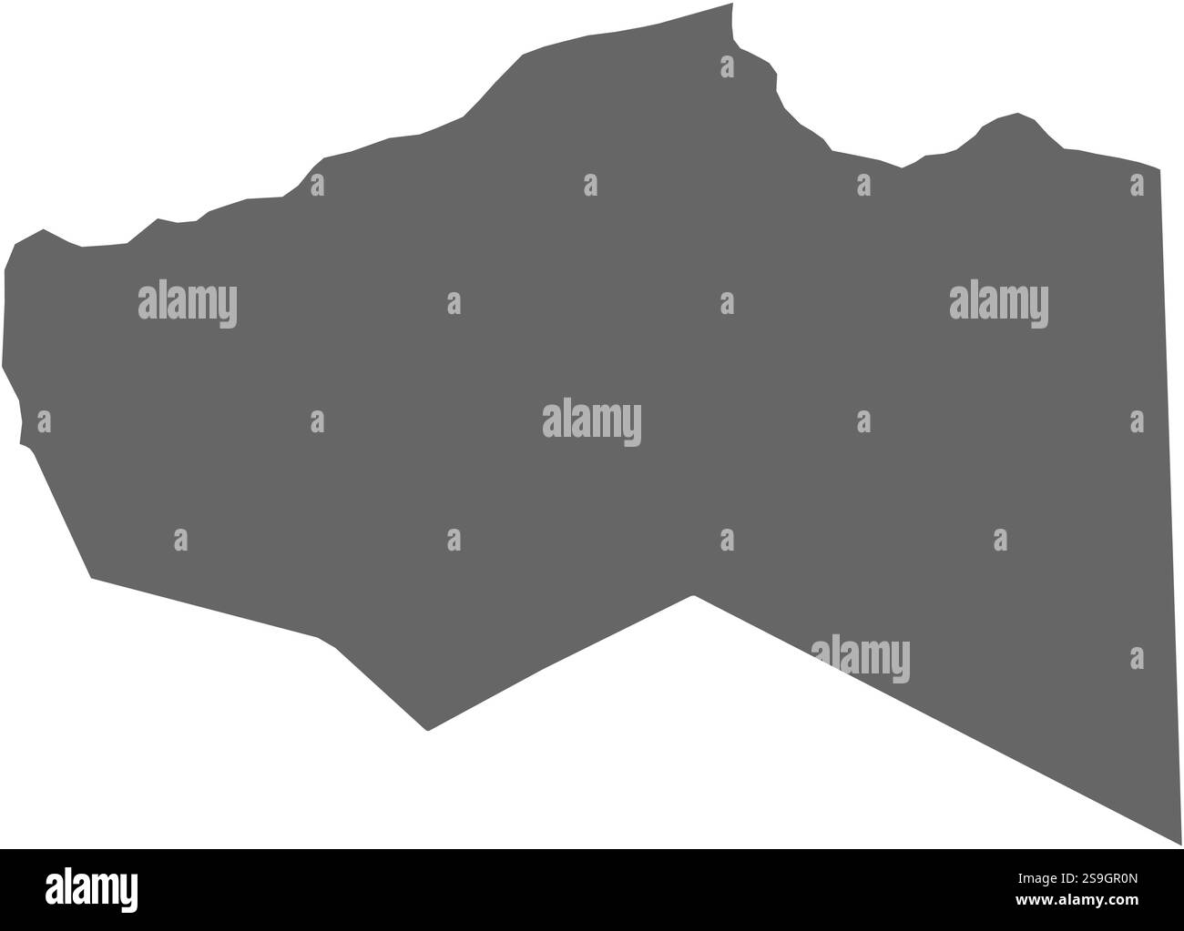 Murzuq vector outline map hi-res stock photography and images - Alamy