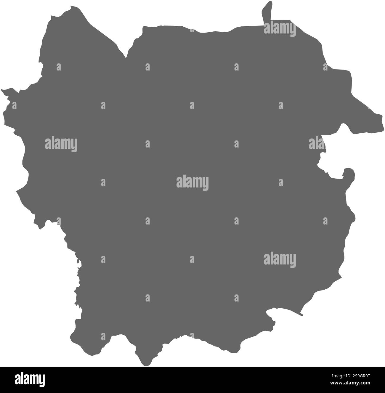 Kayes vector outline map hi-res stock photography and images - Alamy