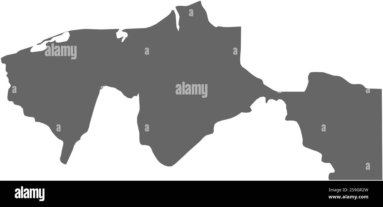 Map of Tabasco, a province of Mexico Stock Vector Image & Art - Alamy