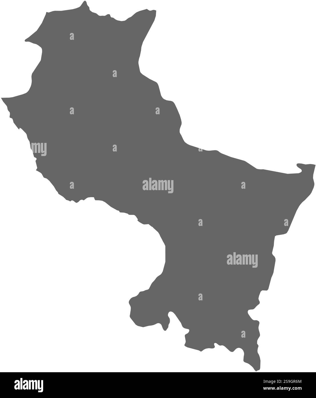 Peru map by departments cusco hi-res stock photography and images - Alamy