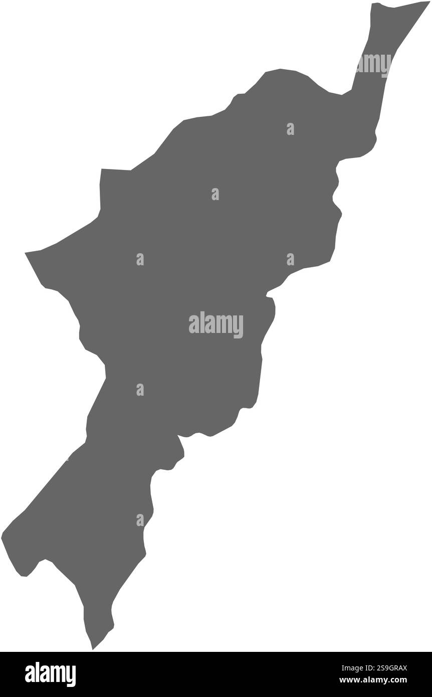 Vector map federal republic nigeria Cut Out Stock Images & Pictures - Alamy