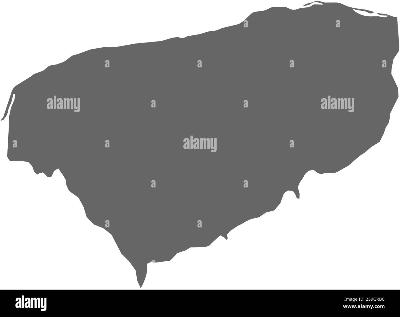 Map of Yucatan, a province of Mexico Stock Vector Image & Art - Alamy