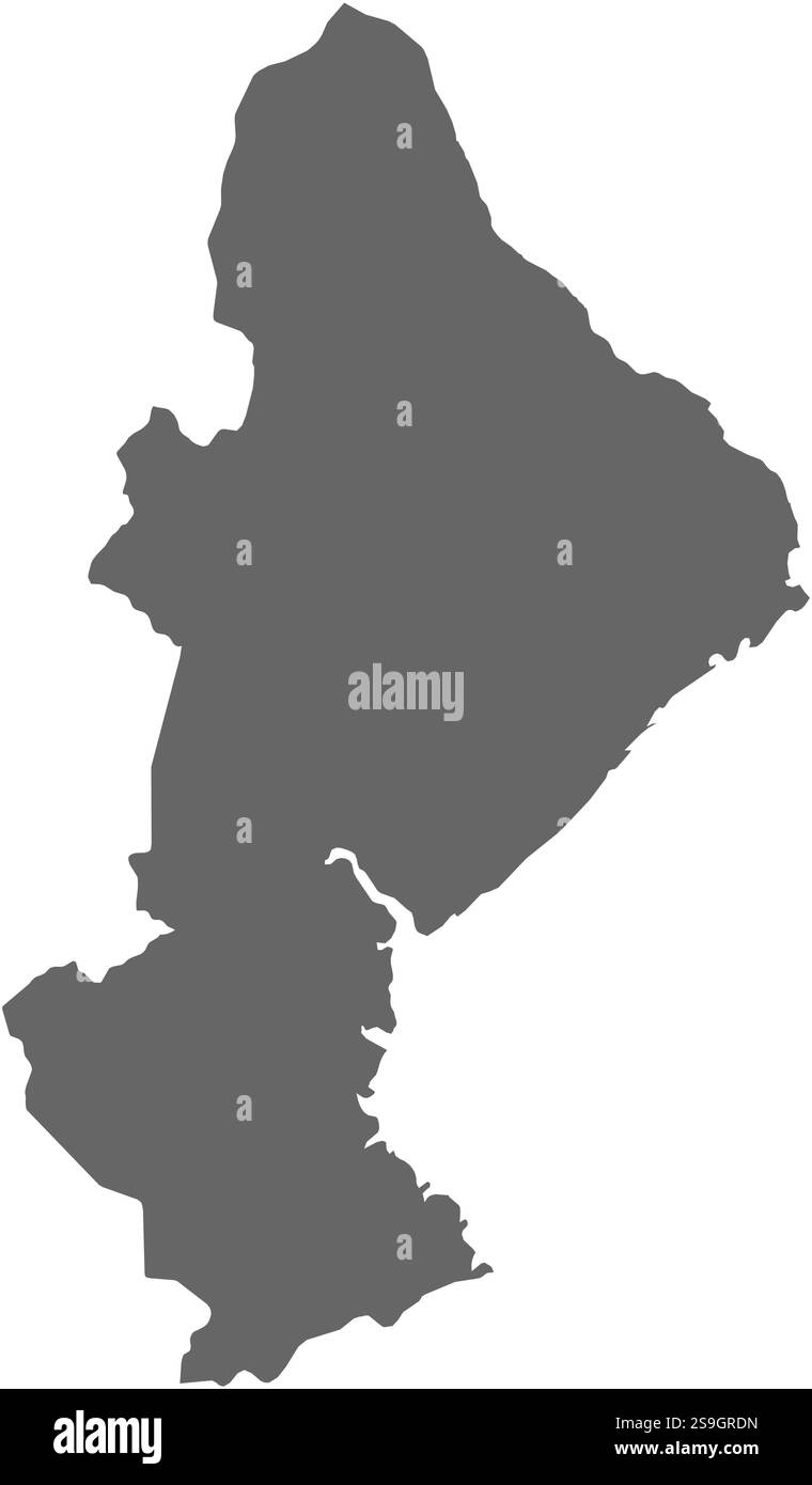Map of Sofala, a province of Mozambique Stock Vector Image & Art - Alamy