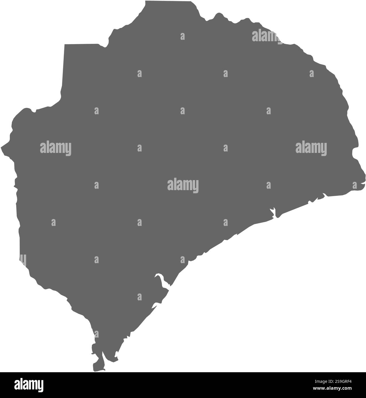 Map of Zambezia, a province of Mozambique Stock Vector Image & Art - Alamy