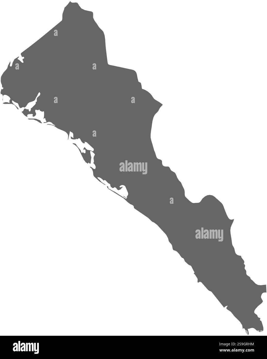 Map of sinaloa hi-res stock photography and images - Alamy