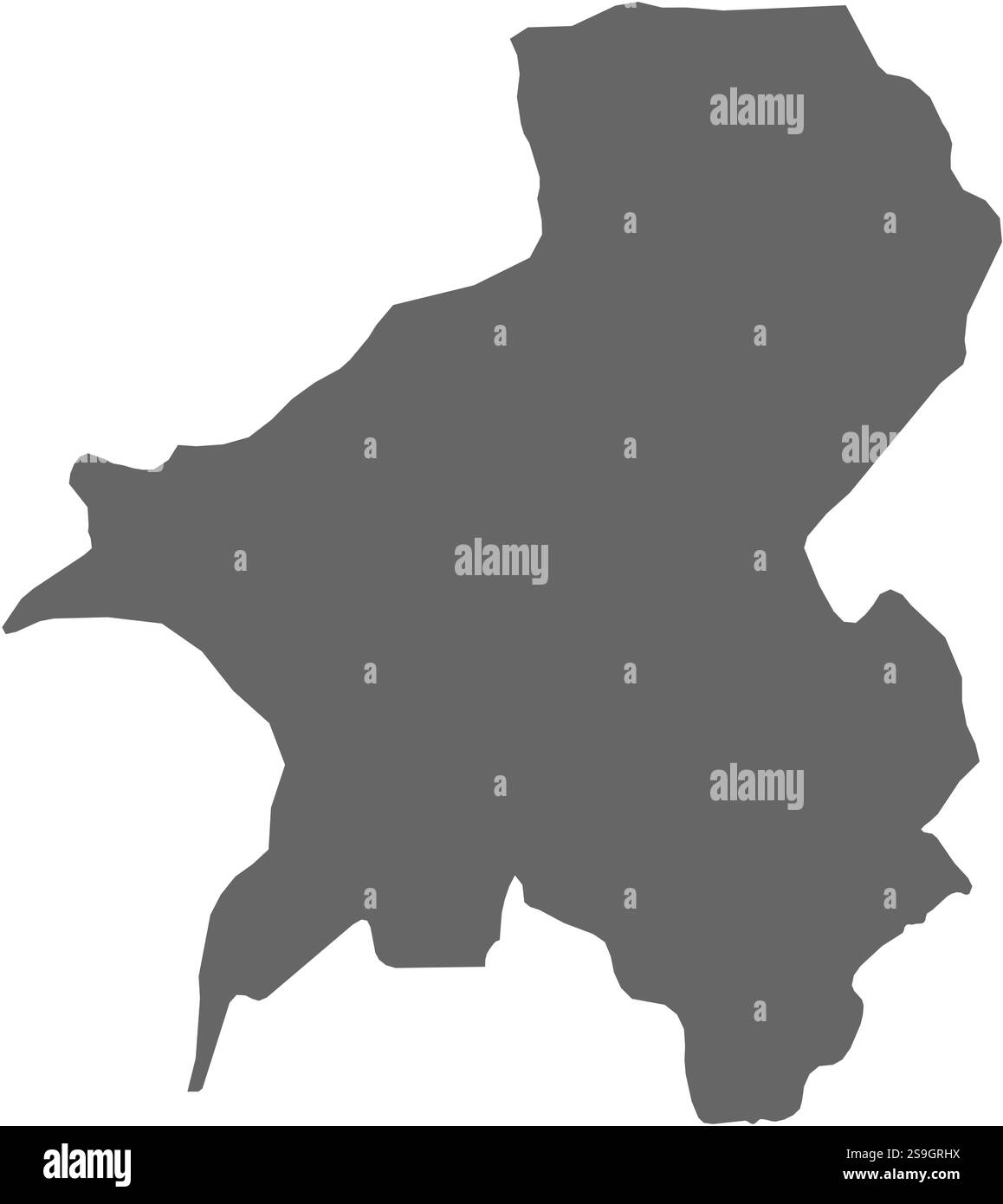 Map of Taraba, a province of Nigeria Stock Vector Image & Art - Alamy