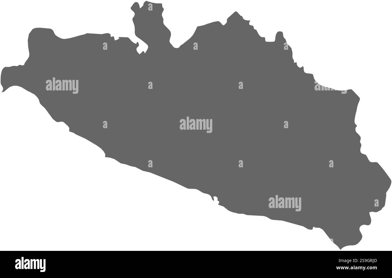 Guerrero state outline hi-res stock photography and images - Alamy