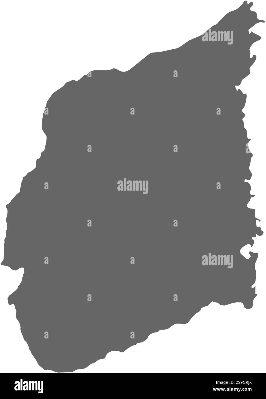 Map of Cabo Delgado, a province of Mozambique Stock Vector Image & Art ...