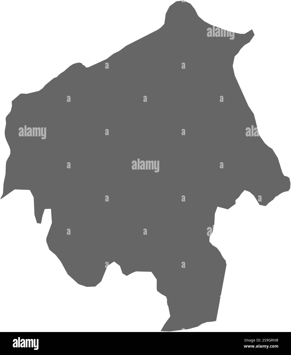 Map of Oyo, a province of Nigeria Stock Vector Image & Art - Alamy