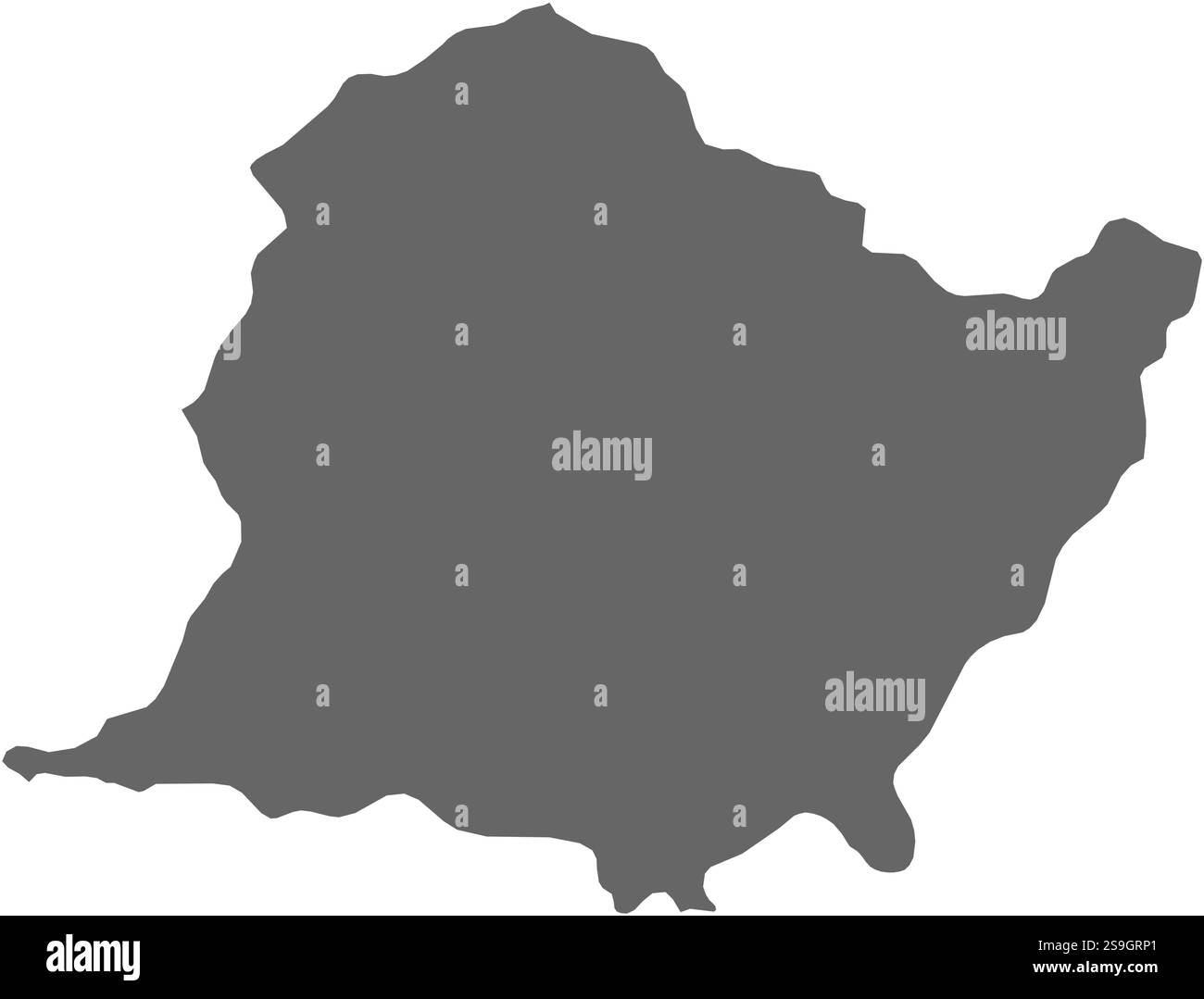 Map of Gandaki, a province of Nepal Stock Vector Image & Art - Alamy