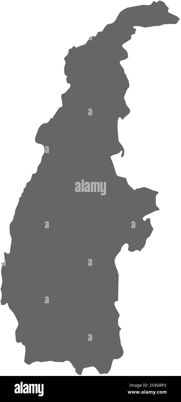 Map of Sagaing, a province of Myanmar Stock Vector Image & Art - Alamy