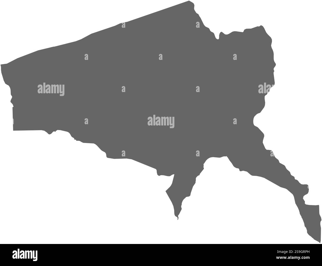 Tete outline map hi-res stock photography and images - Alamy