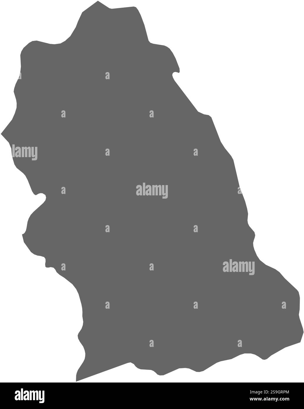 Map of Hunedoara, a province of Romania Stock Vector Image & Art - Alamy