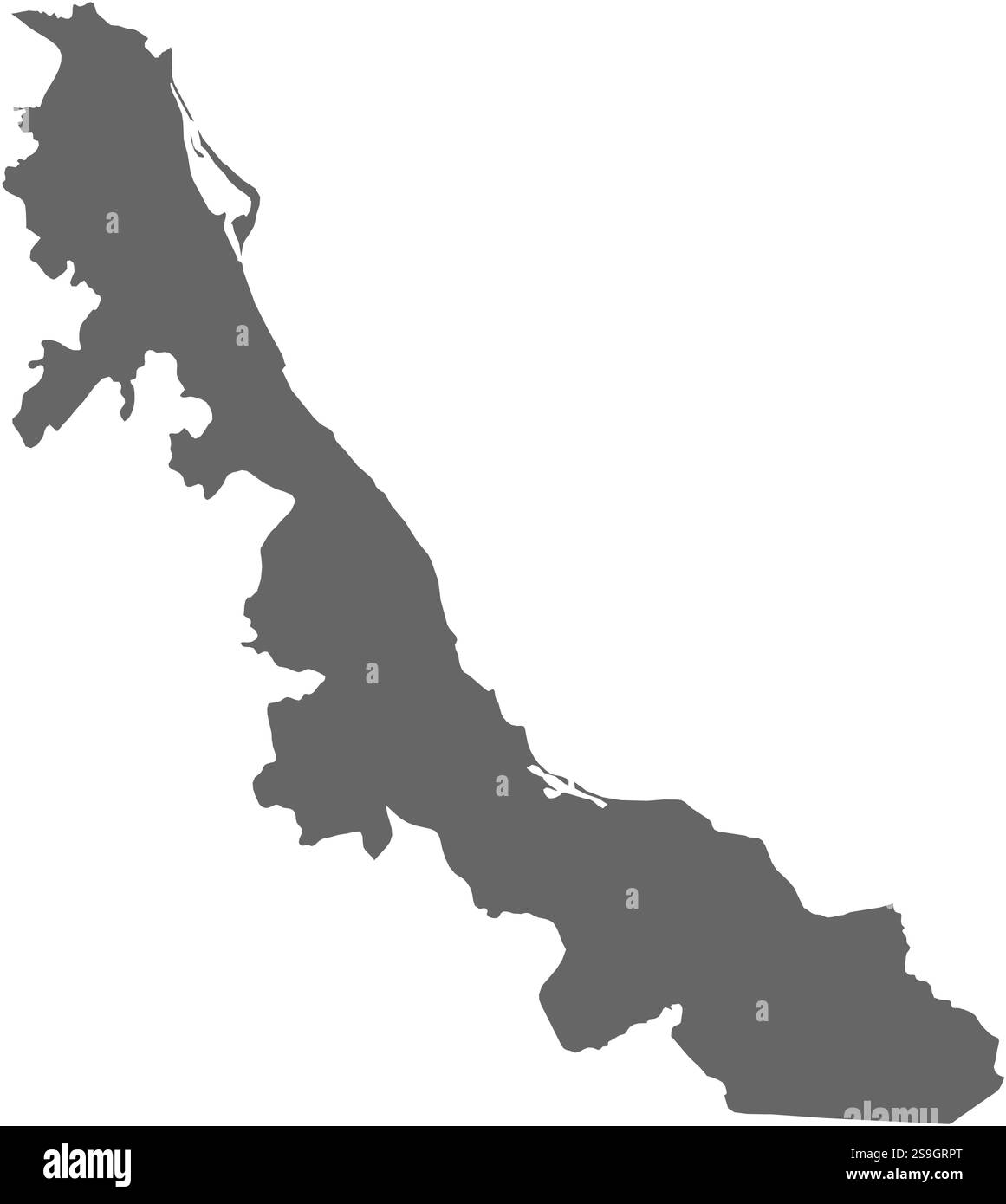 Veracruz vector map hi-res stock photography and images - Alamy