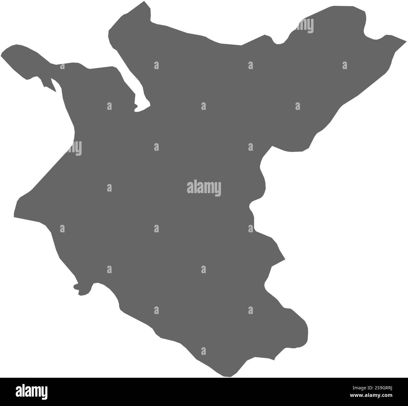 Map of Bheri, a province of Nepal Stock Vector Image & Art - Alamy