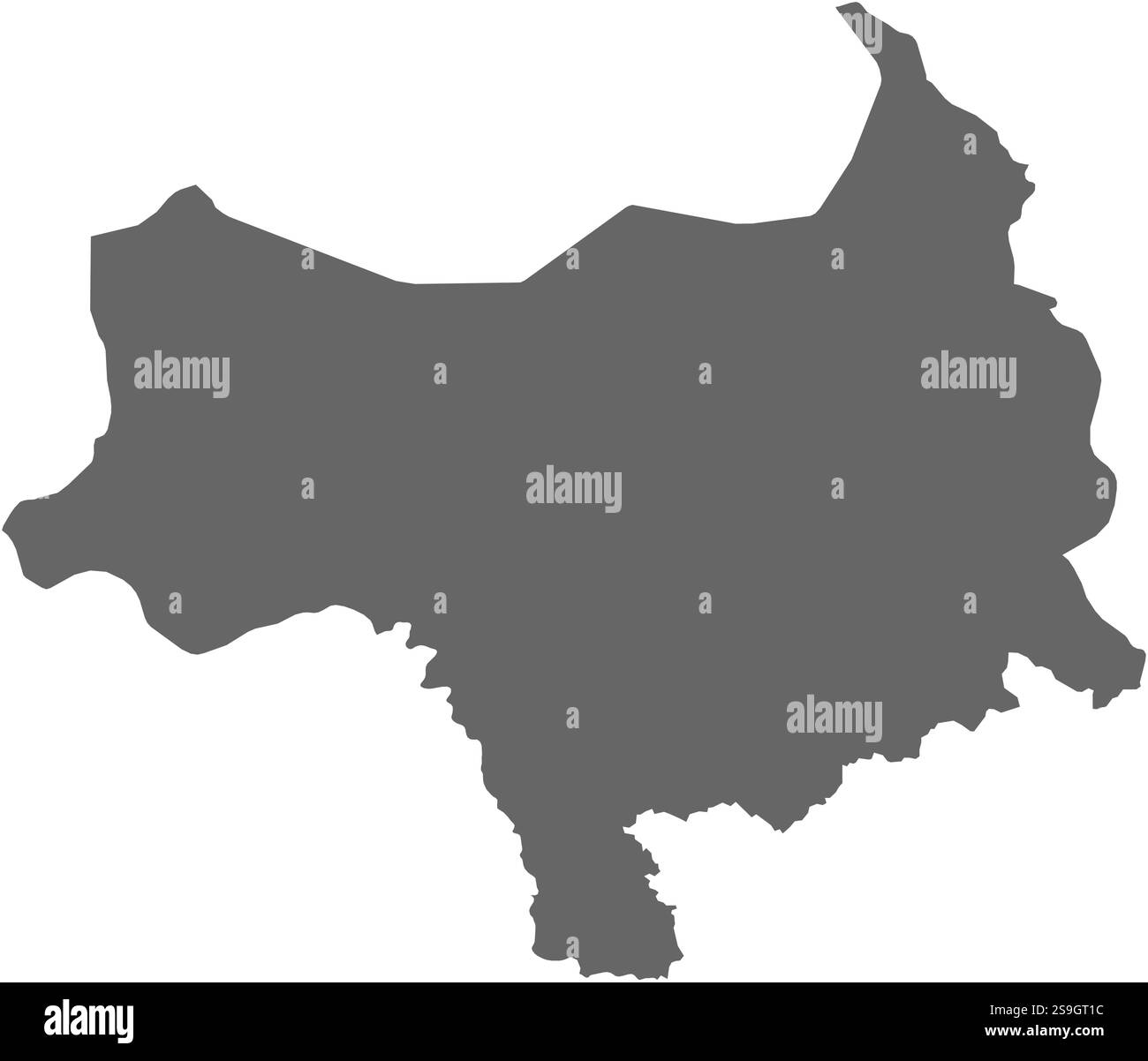 Map of Tambacounda, a province of Senegal Stock Vector Image & Art - Alamy