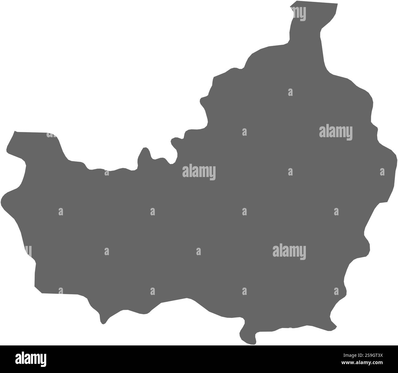 Map of Cluj, a province of Romania Stock Vector Image & Art - Alamy