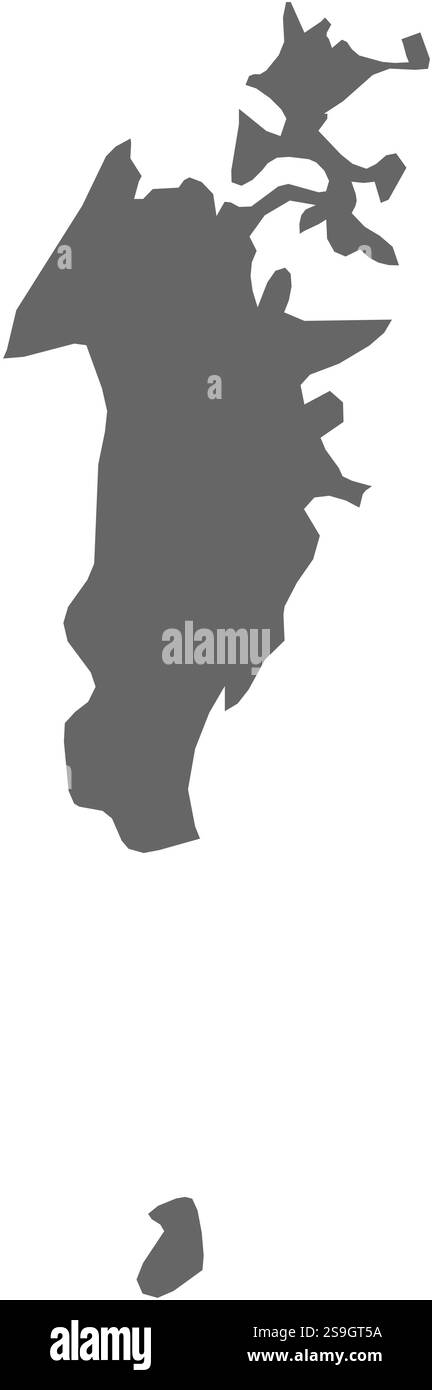 Musandam outline map hi-res stock photography and images - Alamy