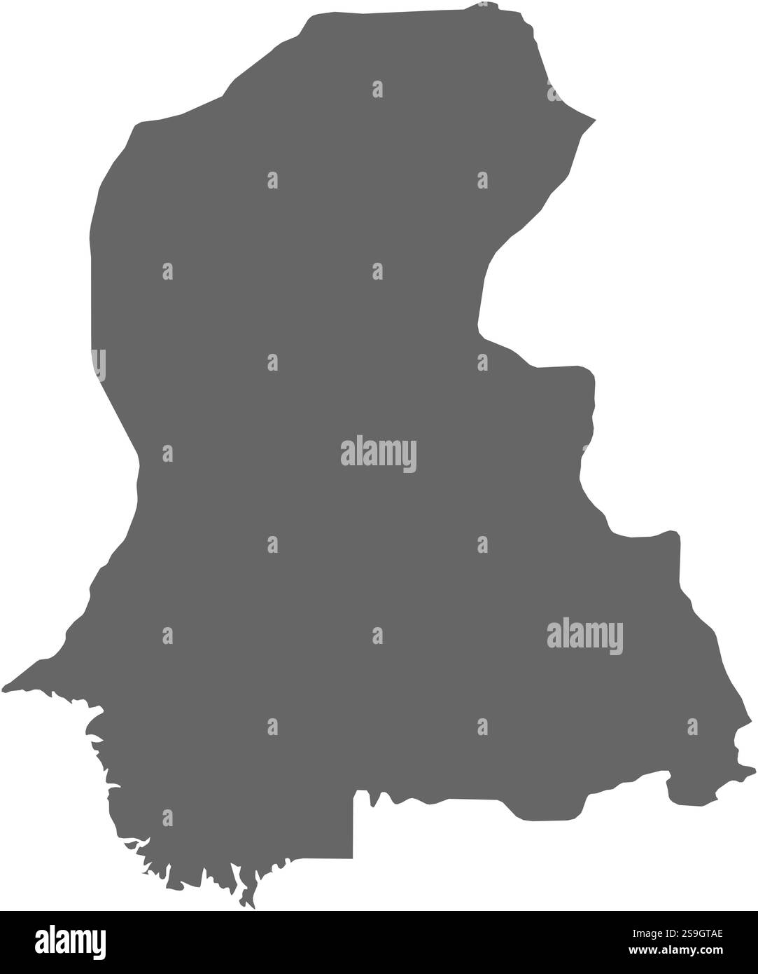 Map of Sindh, a province of Pakistan Stock Vector Image & Art - Alamy