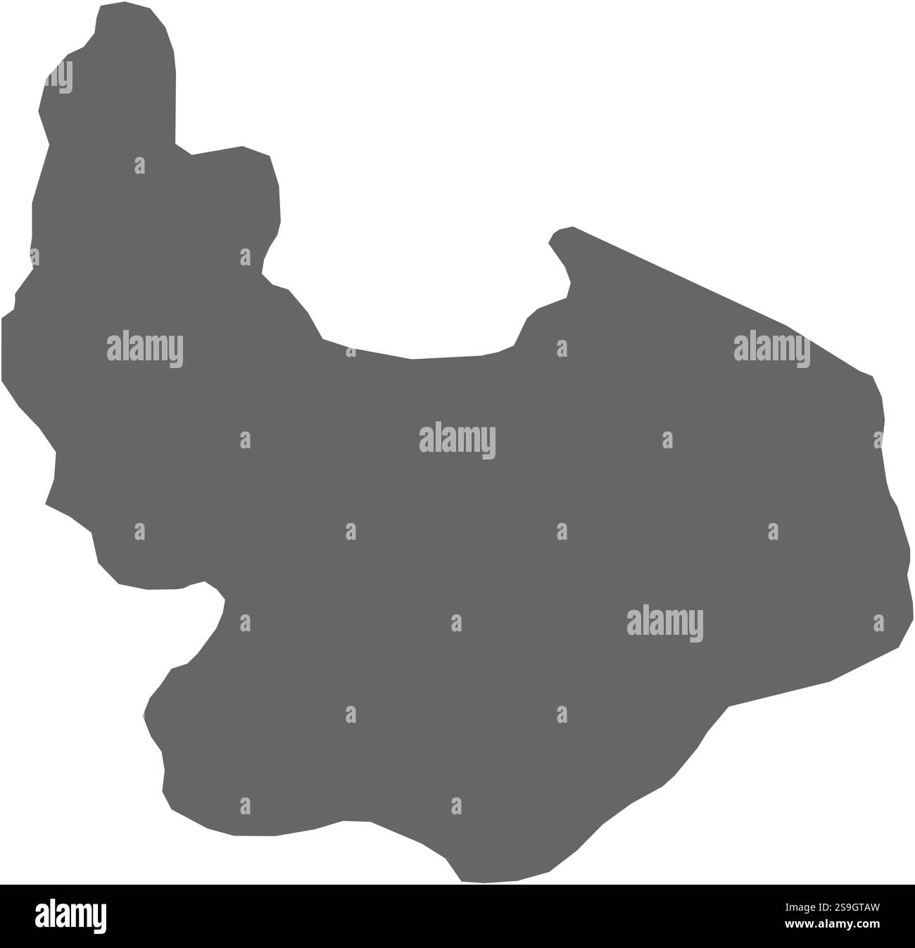 Plateau outline map hi-res stock photography and images - Alamy
