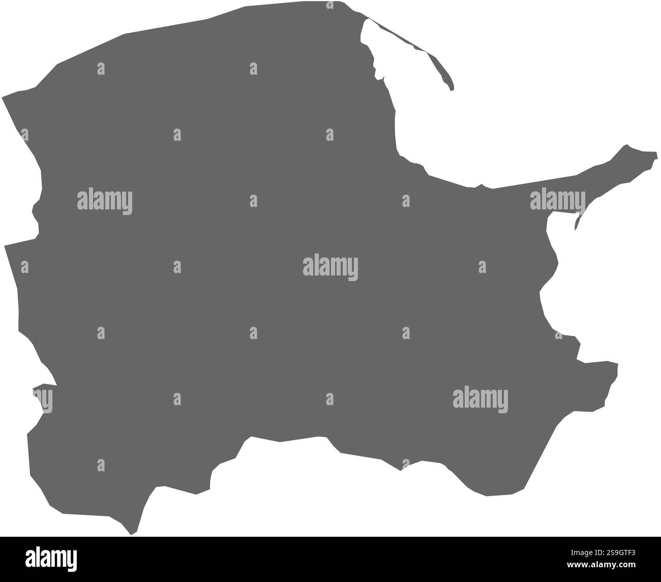 Map of Pomeranian, a province of Poland Stock Vector Image & Art - Alamy