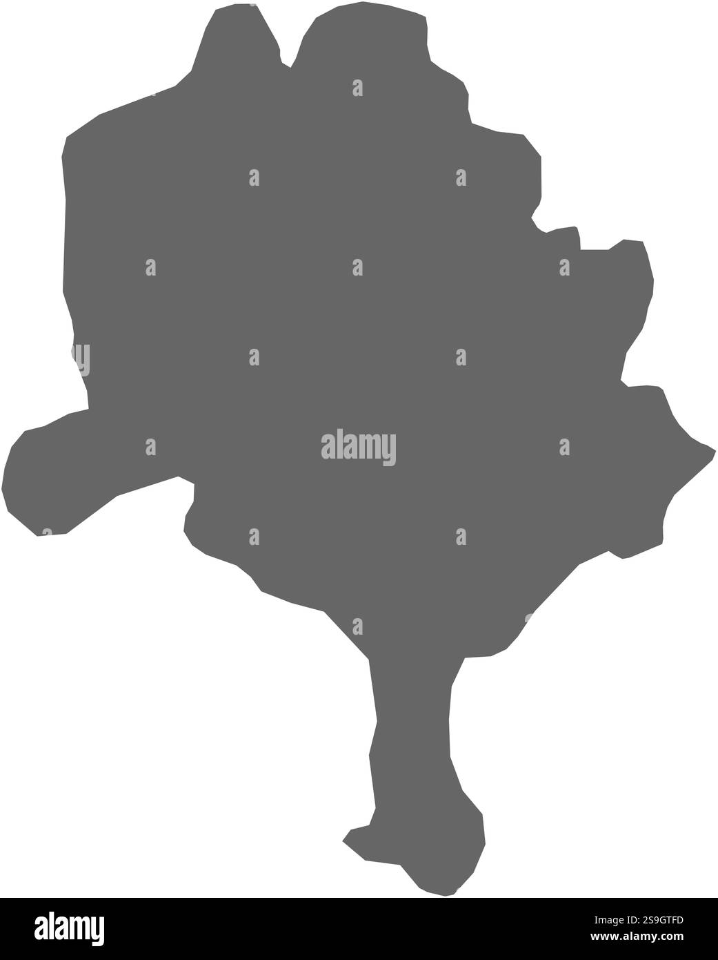 Kano vector outline map hi-res stock photography and images - Alamy