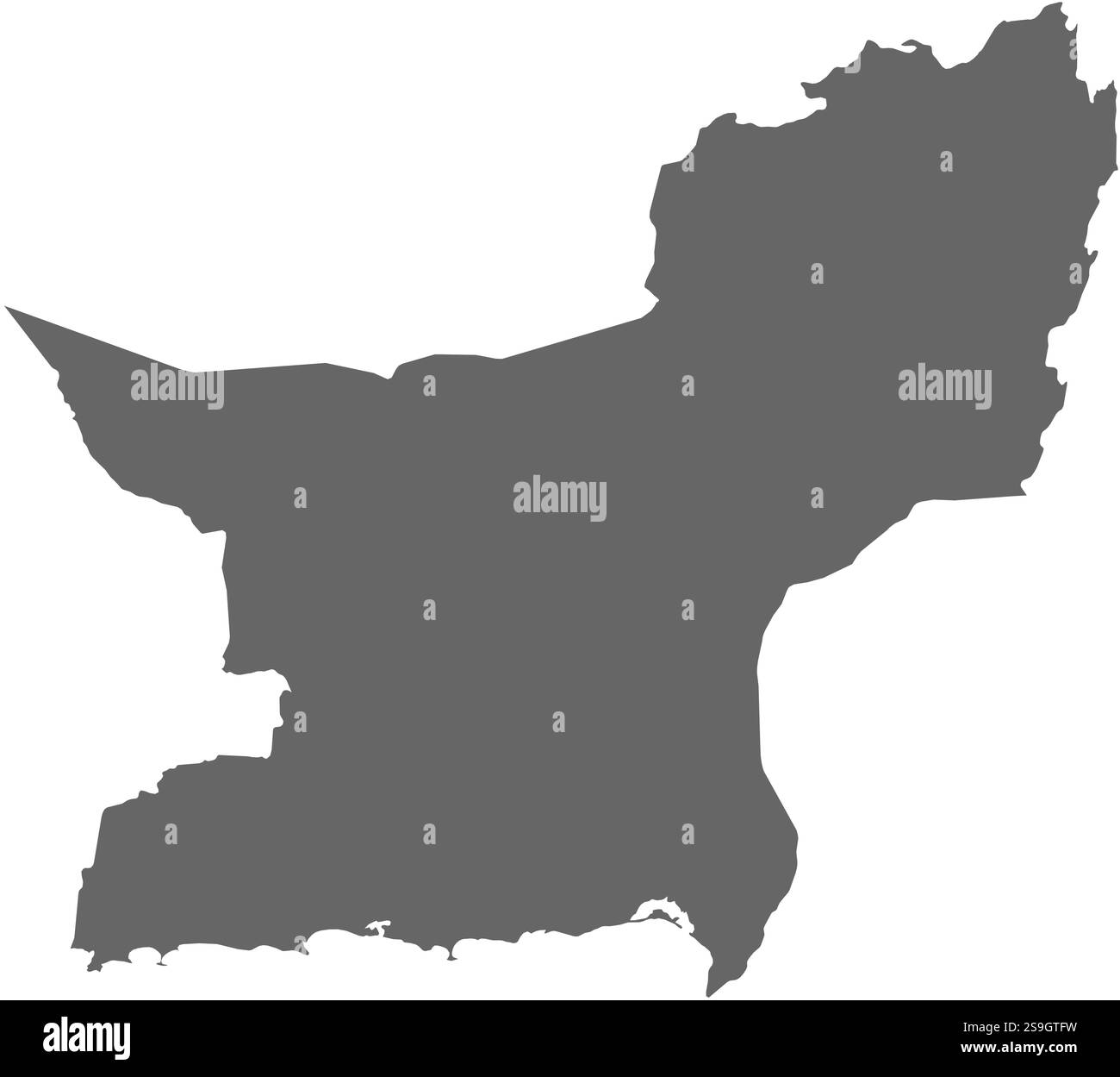 Map of Balochistan, a province of Pakistan Stock Vector Image & Art - Alamy