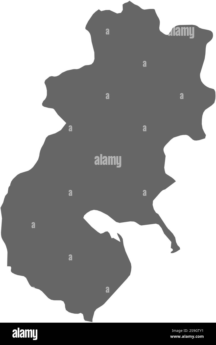 Map of Seti, a province of Nepal Stock Vector Image & Art - Alamy