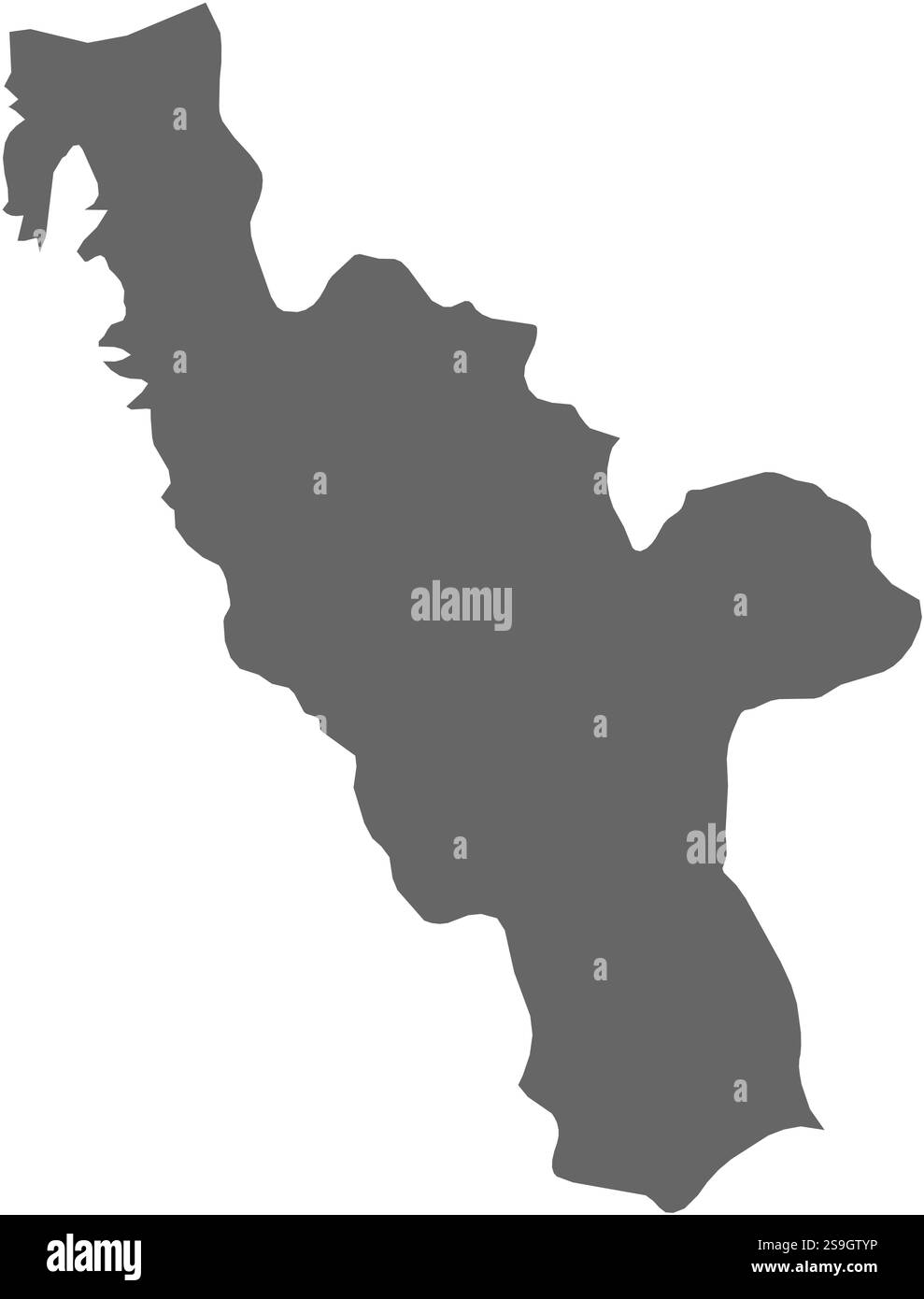 Map of Halland County, a province of Sweden Stock Vector Image & Art ...