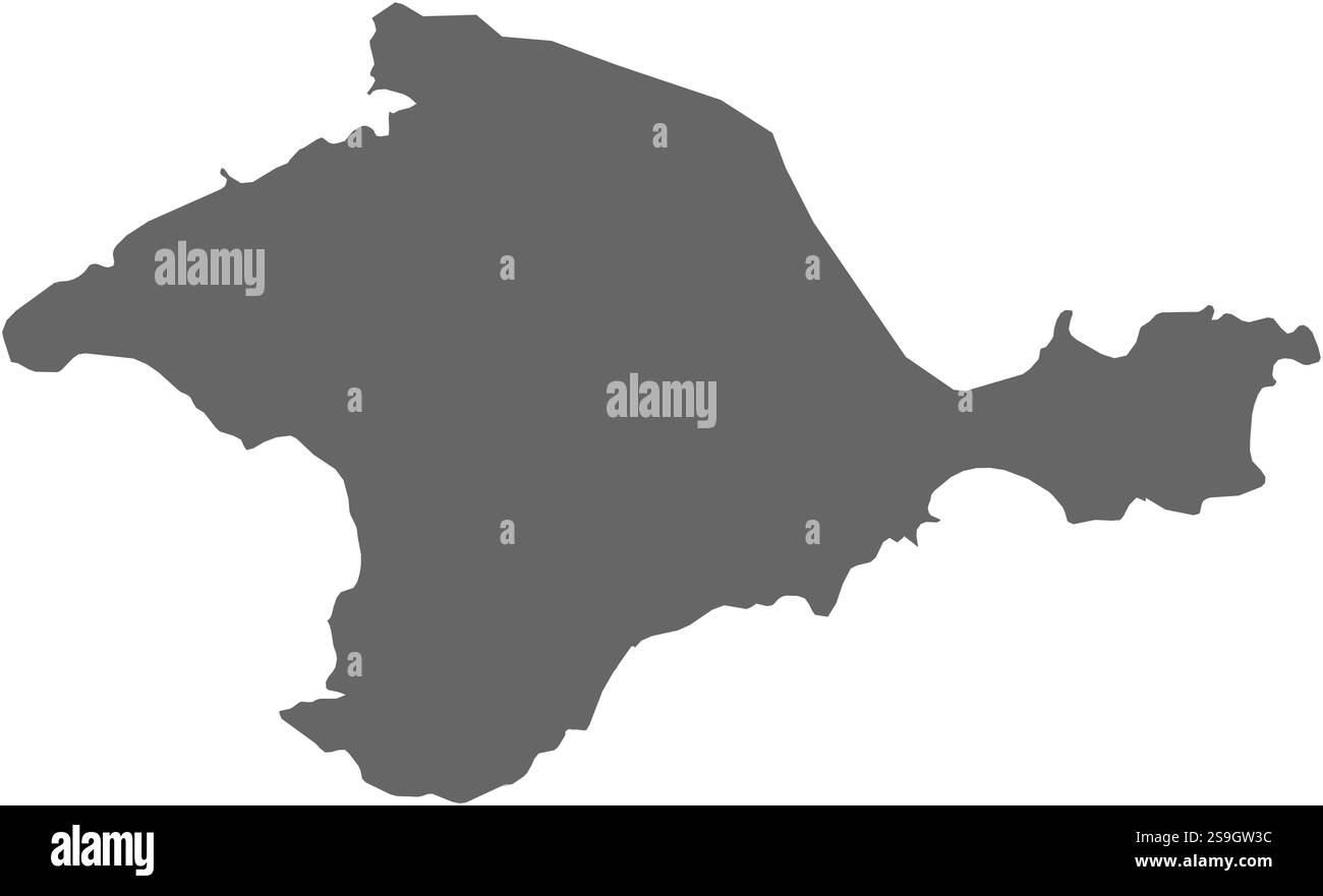 Map of Crimea, a province of Ukraine Stock Vector Image & Art - Alamy
