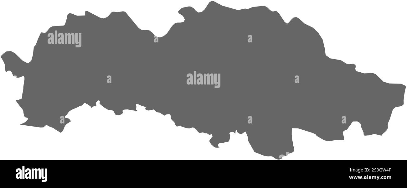 Map of Presov, a province of Slovakia Stock Vector Image & Art - Alamy