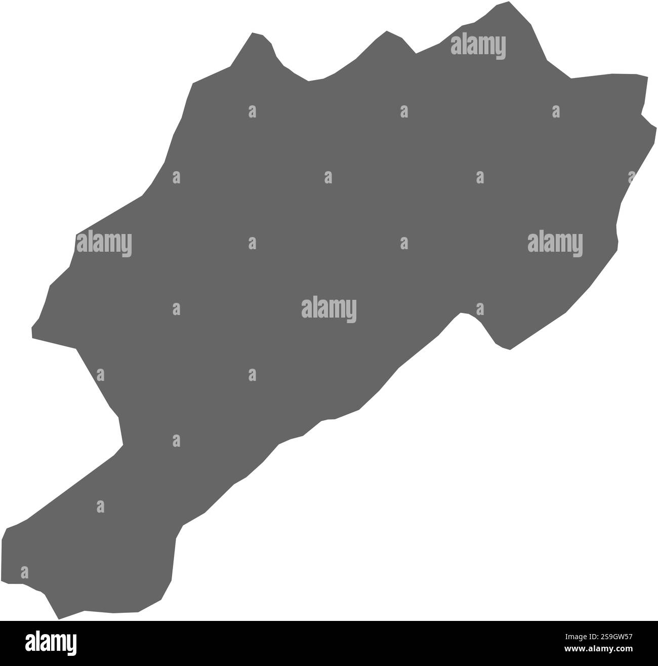 Map of Afyonkarahisar, a province of Turkey Stock Vector Image & Art ...