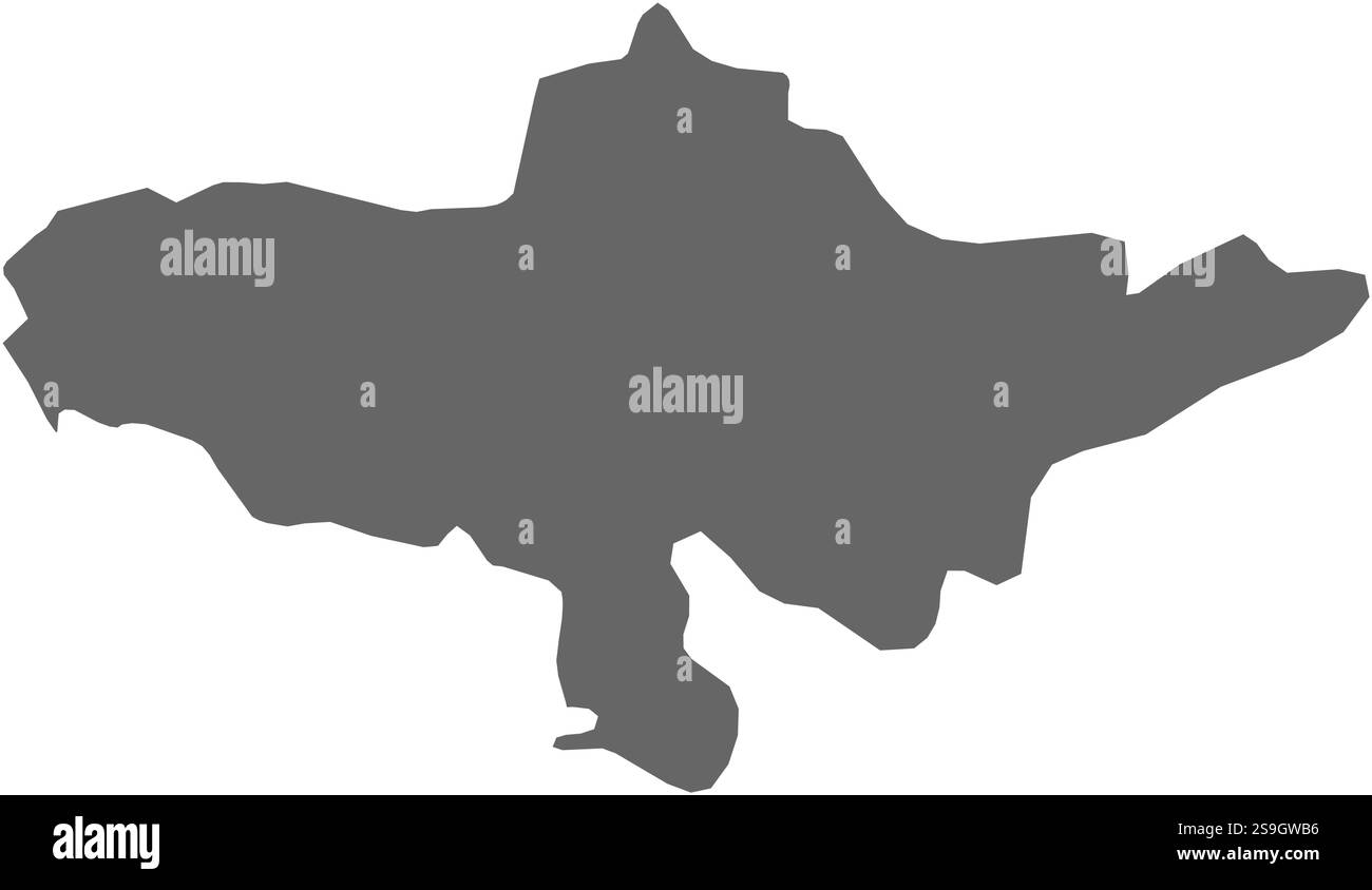 Map of Andijan, a province of Uzbekistan Stock Vector Image & Art - Alamy