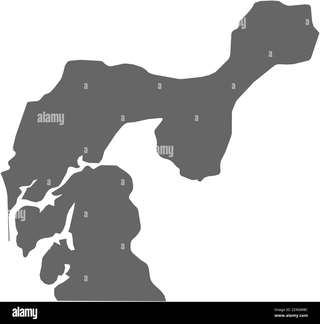 Map of Fatick, a province of Senegal Stock Vector Image & Art - Alamy