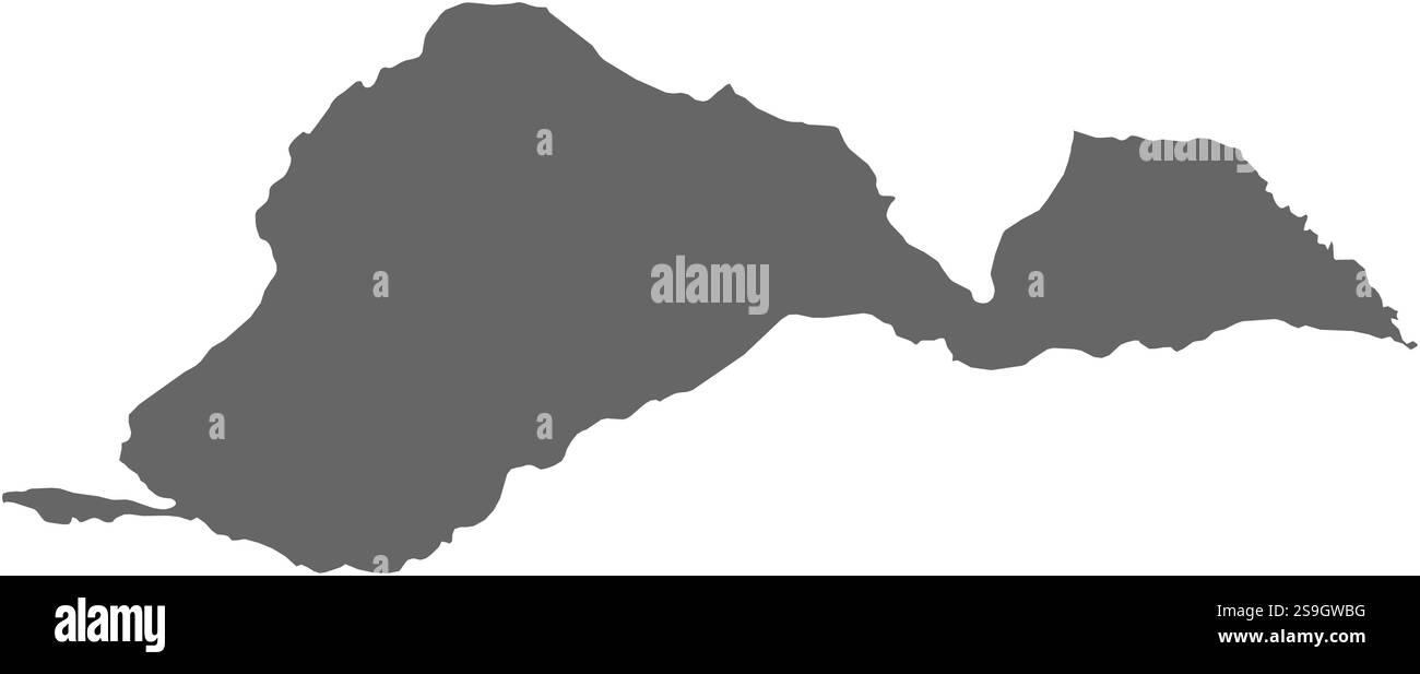 Barinas vector outline map hi-res stock photography and images - Alamy
