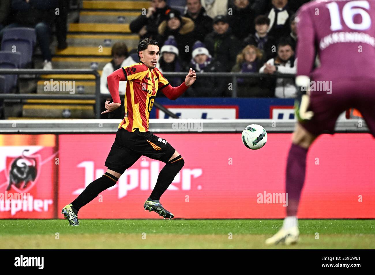 Mechelen's Jose Marsa pictured in action during a soccer match between ...