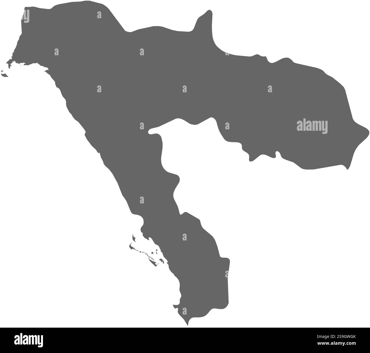 Map of Tabuk, a province of Saudi Arabia Stock Vector Image & Art - Alamy