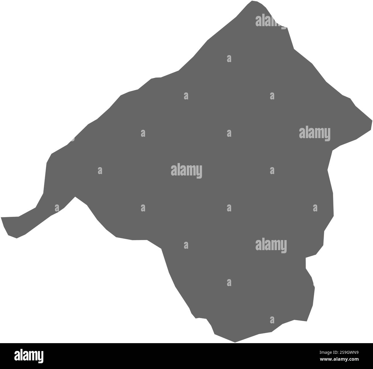 Map of Isparta, a province of Turkey Stock Vector Image & Art - Alamy