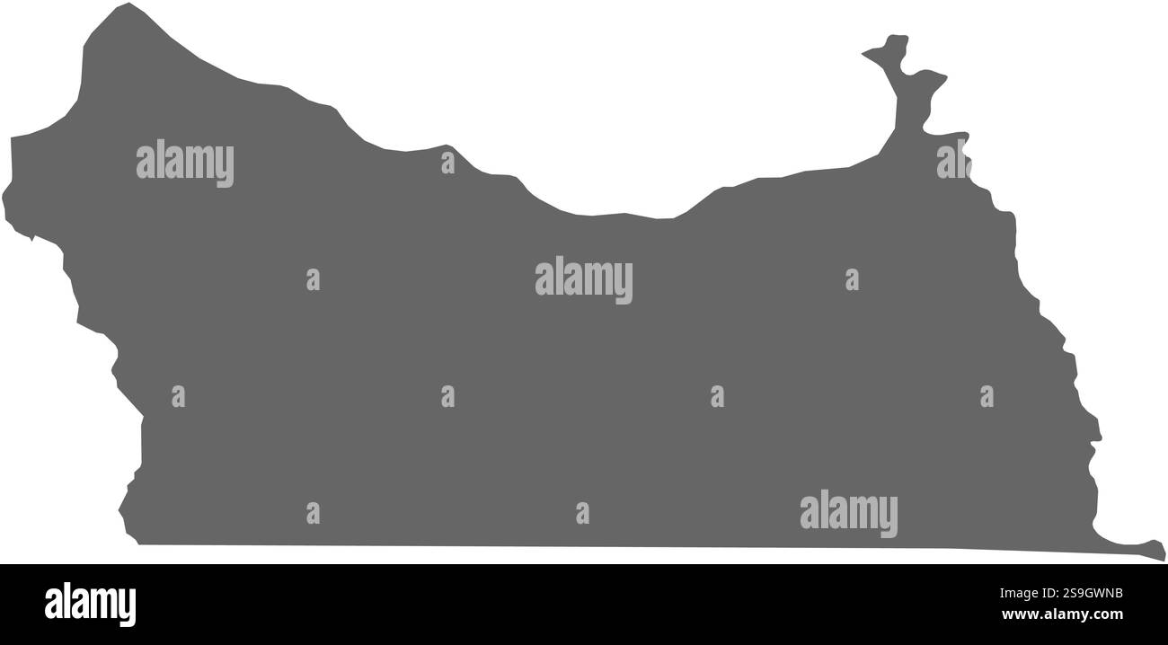 Map of Kolda, a province of Senegal Stock Vector Image & Art - Alamy