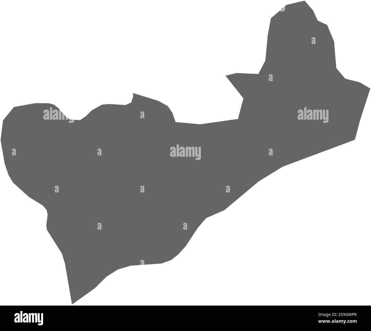 Map of Cova Lima, a province of East Timor Stock Vector Image & Art - Alamy