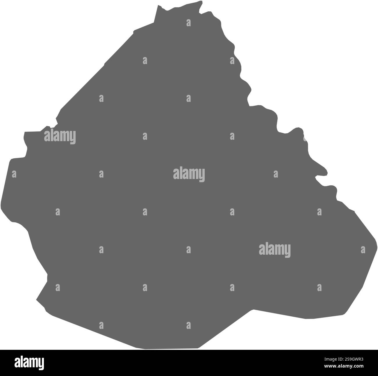 Matam vector outline map hi-res stock photography and images - Alamy