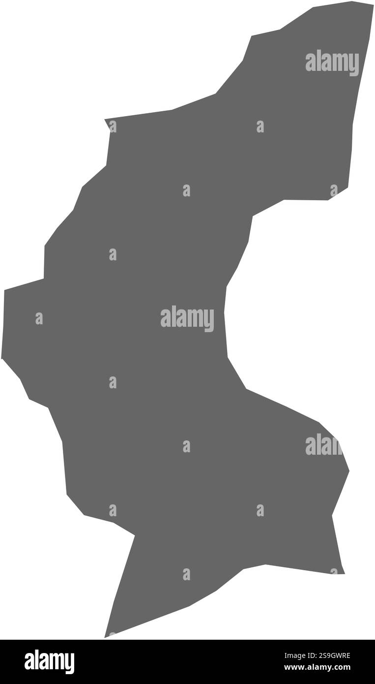 Map of Ainaro, a province of East Timor Stock Vector Image & Art - Alamy