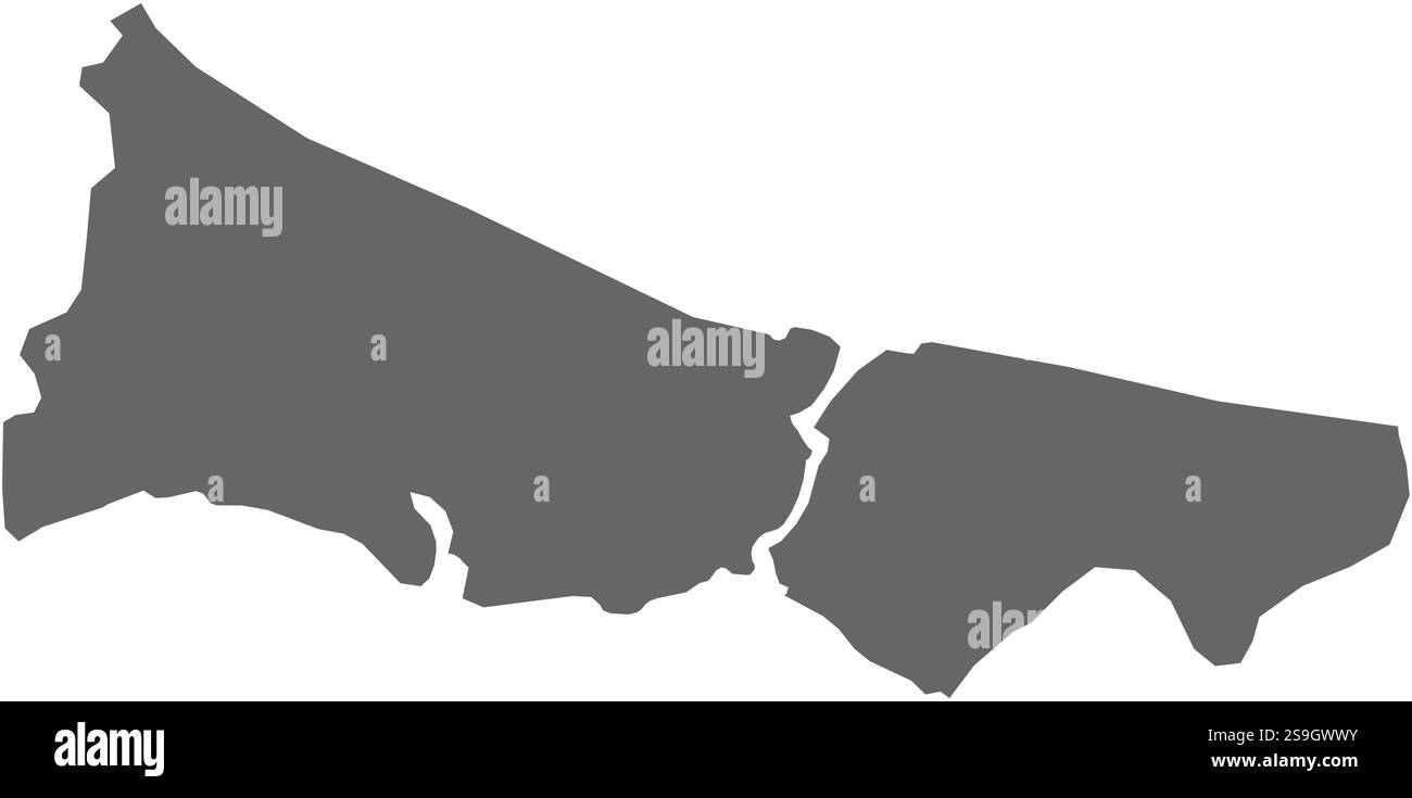 Map of Istanbul, a province of Turkey Stock Vector Image & Art - Alamy