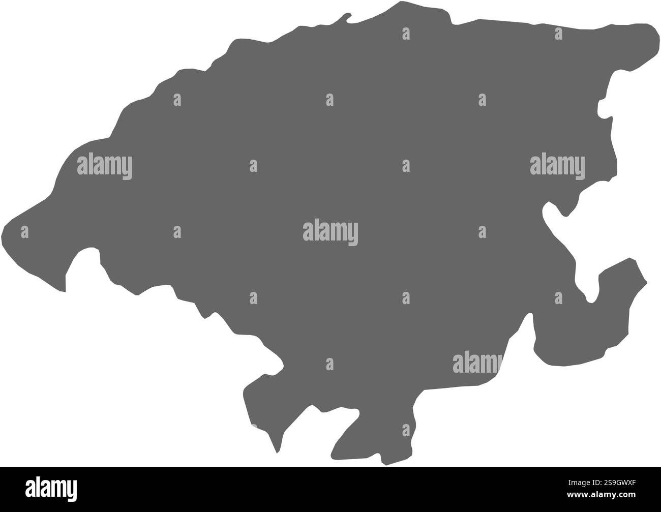 Map of Lara, a province of Venezuela Stock Vector Image & Art - Alamy