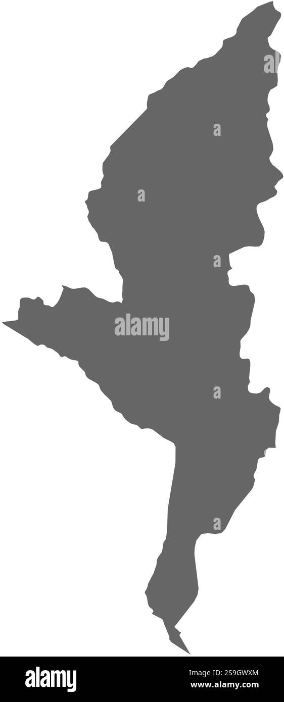 Map of Manicaland, a province of Zimbabwe Stock Vector Image & Art - Alamy