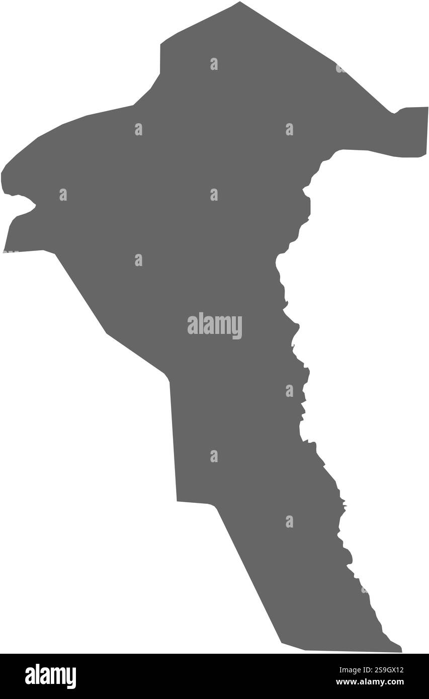 Map of Unity, a province of South Sudan Stock Vector Image & Art - Alamy