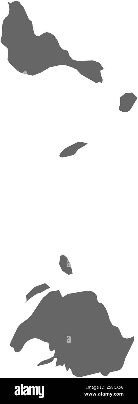 Map of Shefa, a province of Vanuatu Stock Vector Image & Art - Alamy