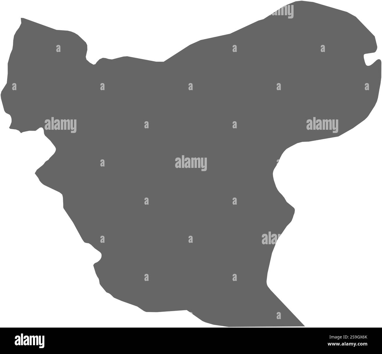 Map of Aleppo, a province of Syria Stock Vector Image & Art - Alamy