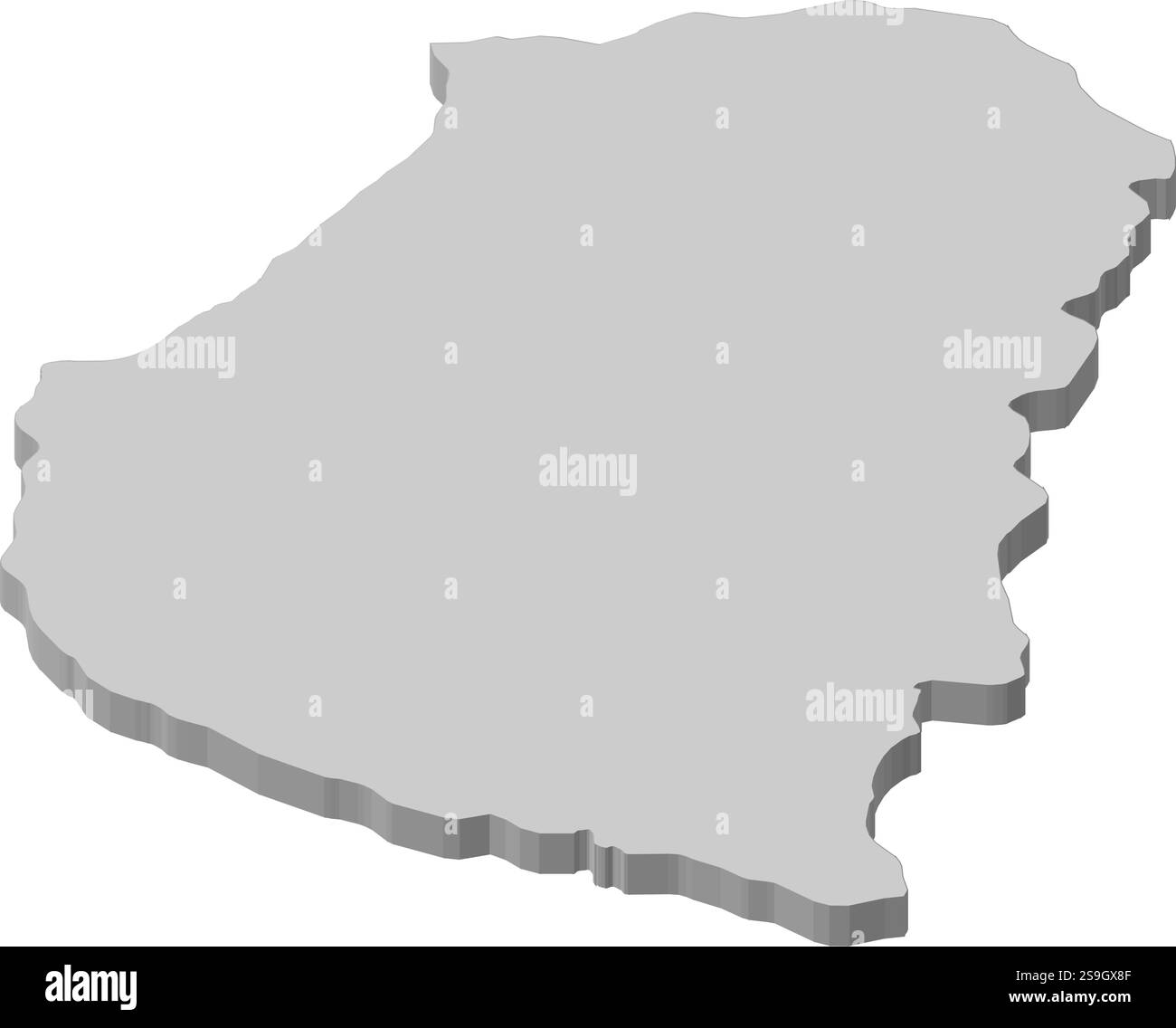 Map of Entre Ríos, a province of Argentina Stock Vector Image & Art - Alamy
