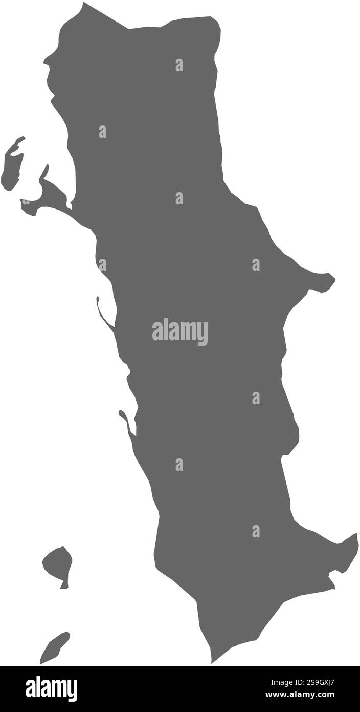 Map of Al Hudaydah, a province of Yemen Stock Vector Image & Art - Alamy